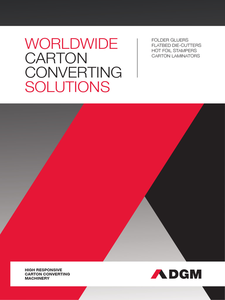 DGM: Global Leader in Carton Converting | PDF