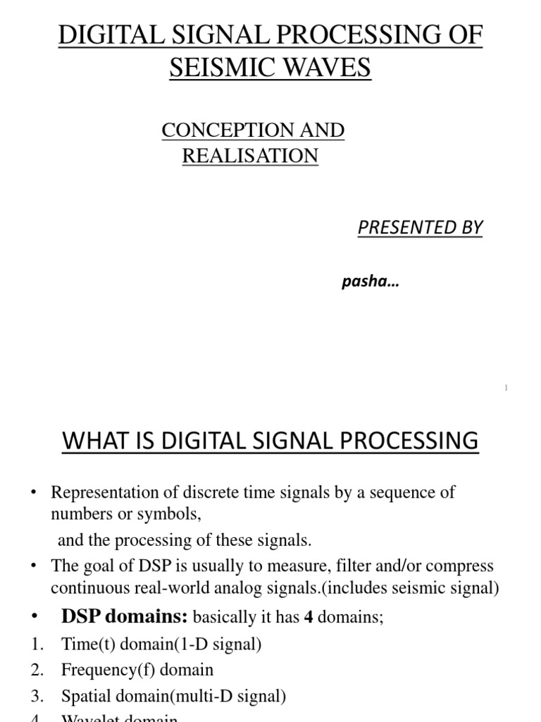 Seismic New | PDF | Digital Signal Processing | Seismology