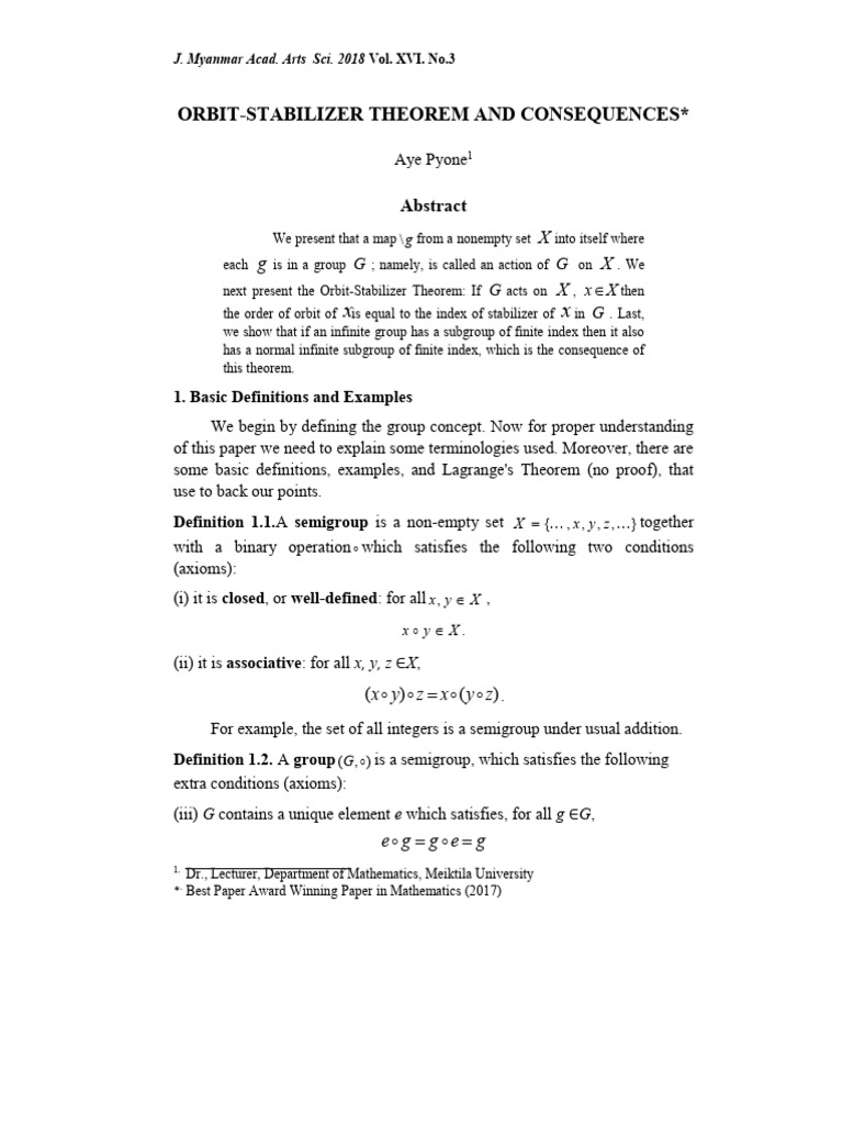 DR Aye Pyone (1-20) Delete File | PDF | Group (Mathematics) | Index Of ...