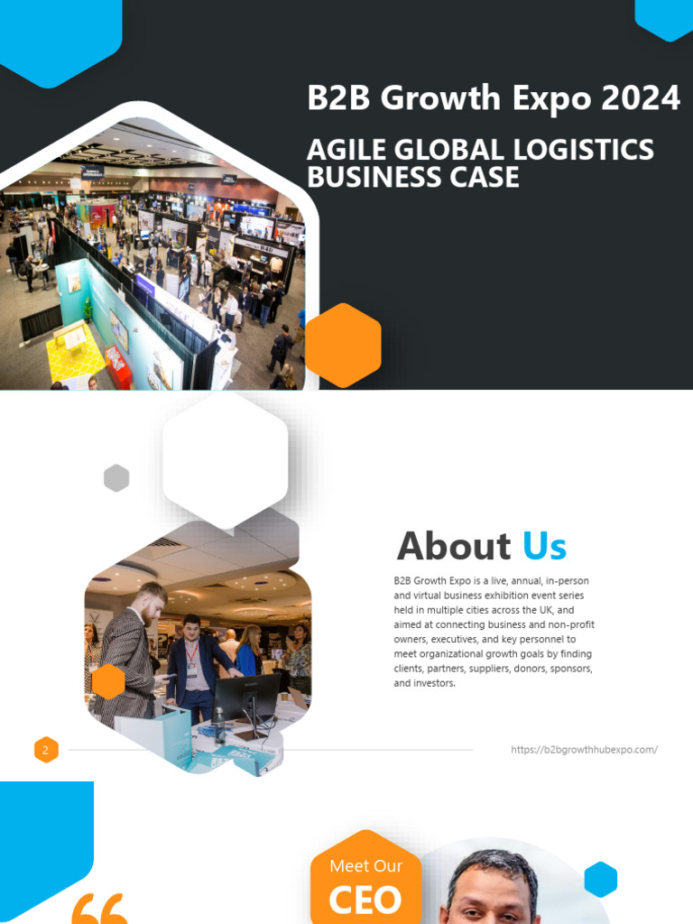 AGILE Logistics Business Case For B2B Growth Expo | PDF | Business ...