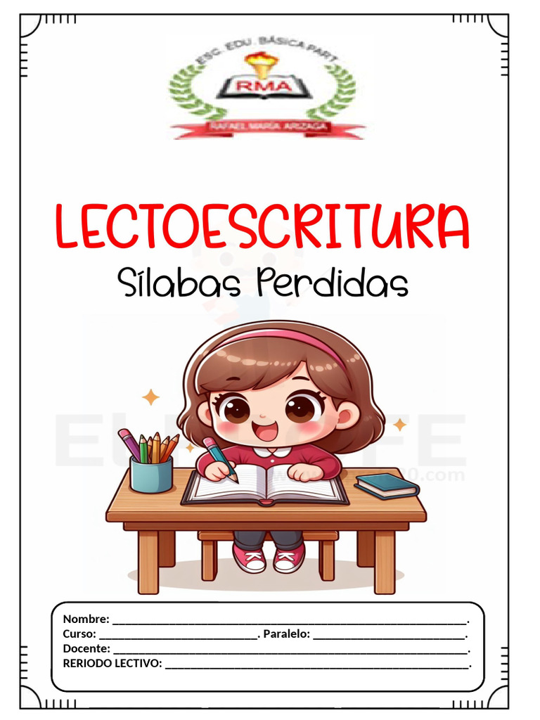 Ejercicios Silabas Perdidas Lectoescritura Elprofe20 | PDF
