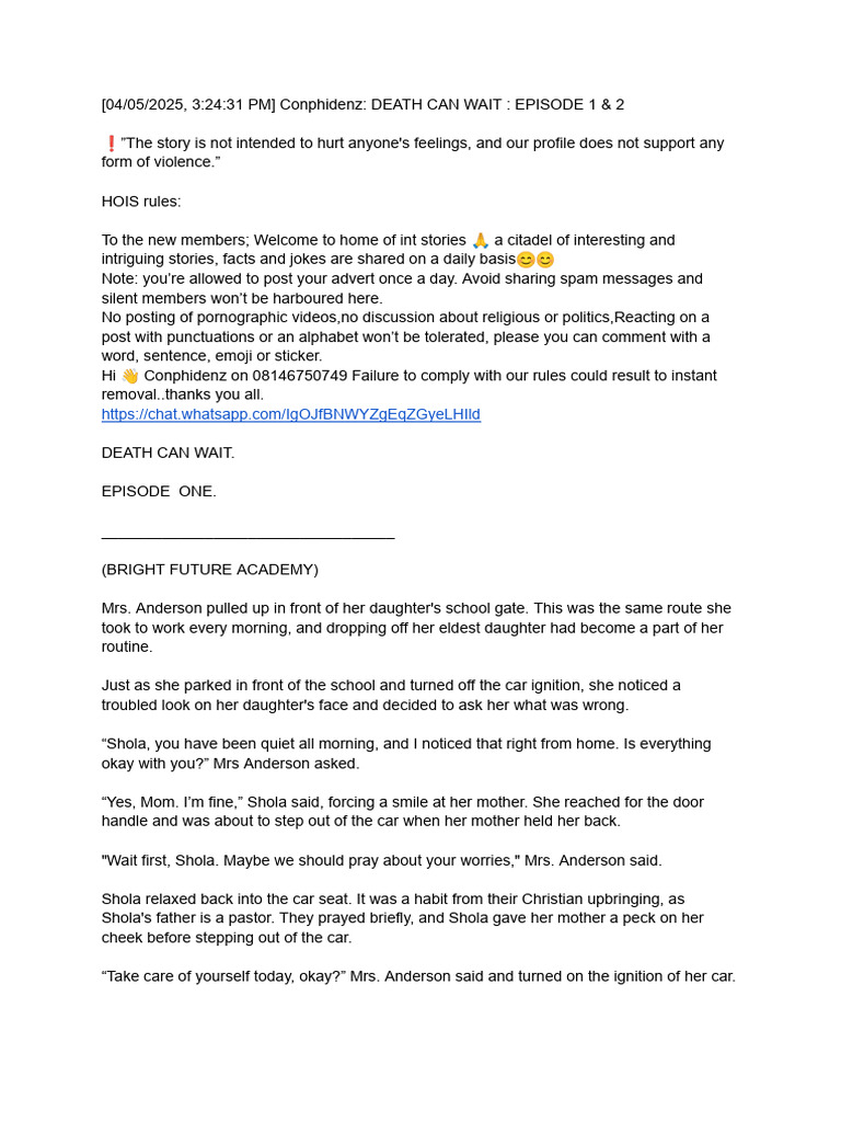 Death Can Wait | PDF