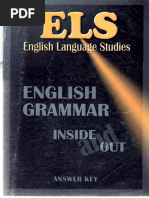 ELS - English Grammar Inside and Out Cevap Anahtarı | PDF