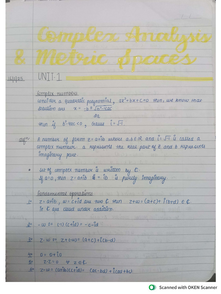 Complex Analysis | PDF