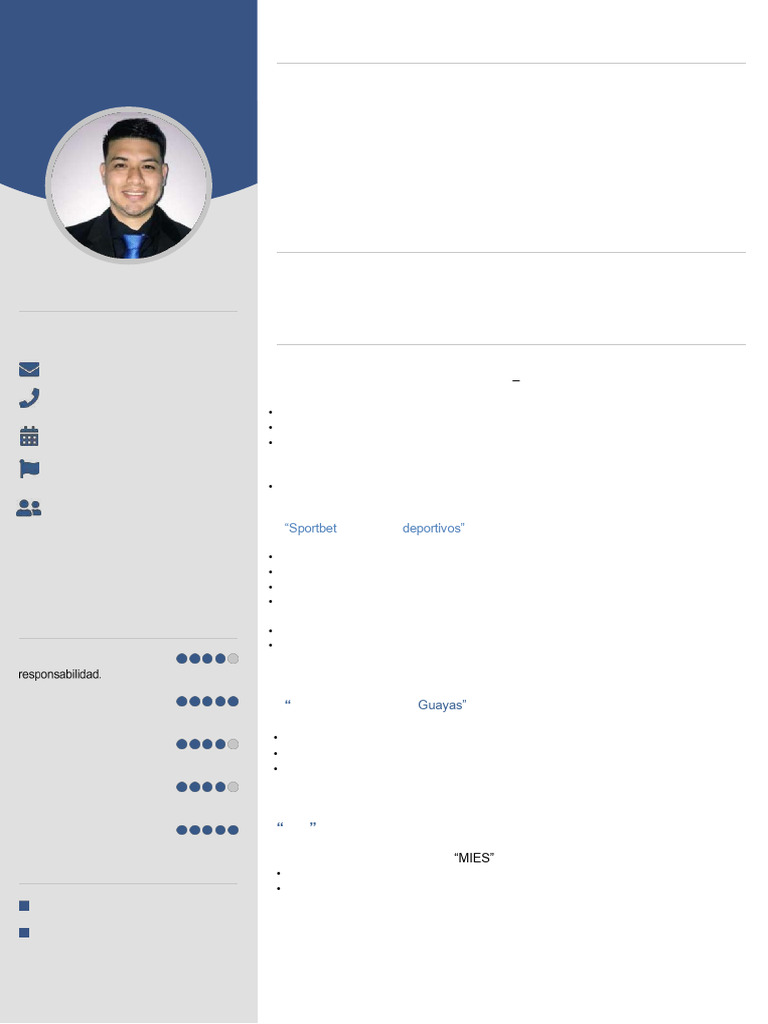 CV Ronald Mero 2025. | PDF