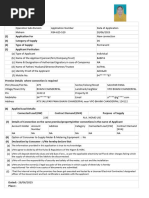 Electricity Connection Application Form | PDF | Mains Electricity ...