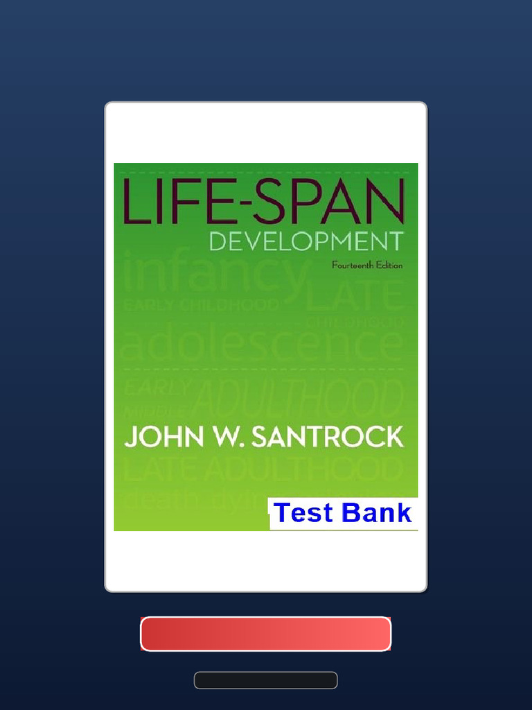 Complete Bundle LifeSpan Development 14th Edition Santrock | PDF ...