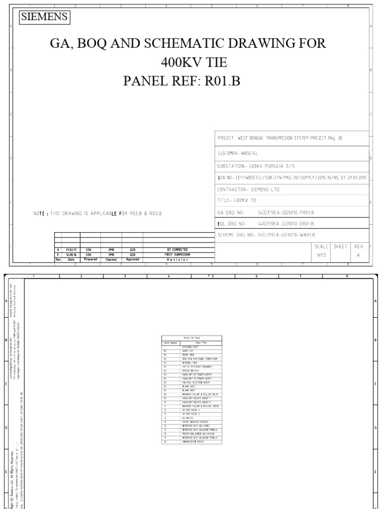 400kV TIE BAY-R01.B | PDF