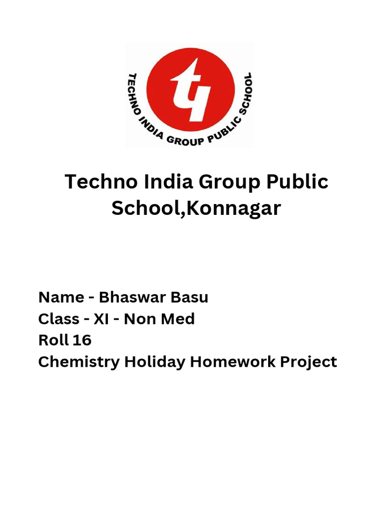 Techno India Group Public School, Konnagar | PDF