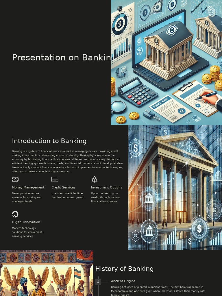 Overview of Modern Banking Systems | PDF | Banks | Money