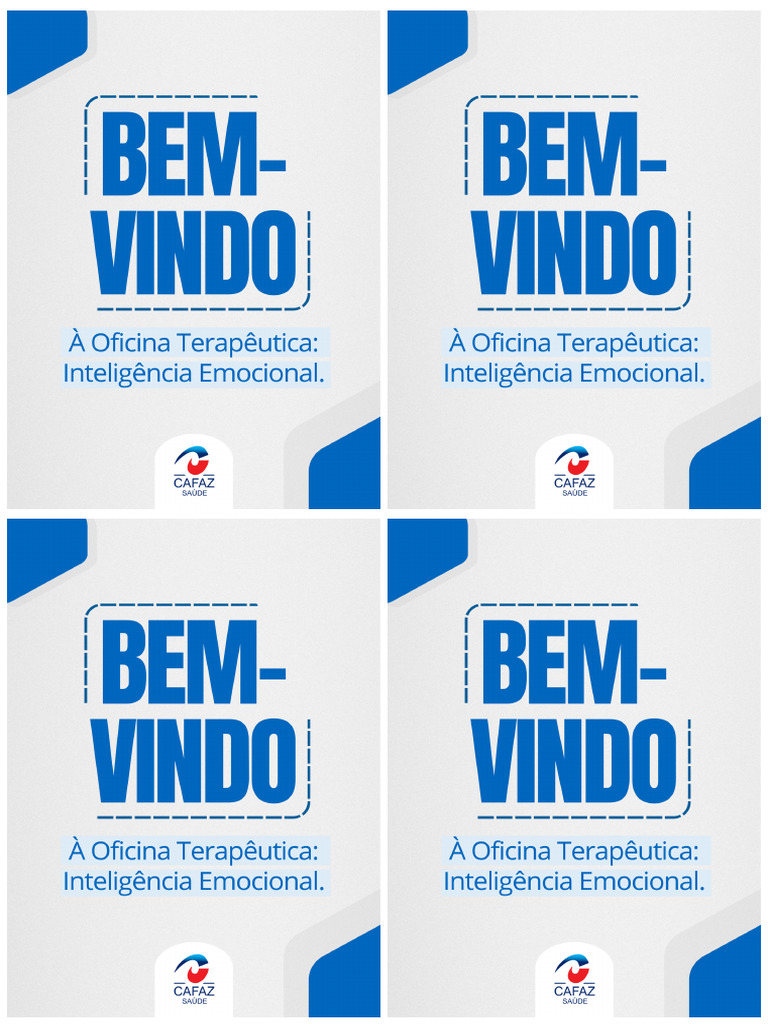 Cópia de Cartão de Bem-Vindo | PDF