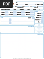 BLANK CHARACTER SHEET Marvel Multiverse RPG | PDF