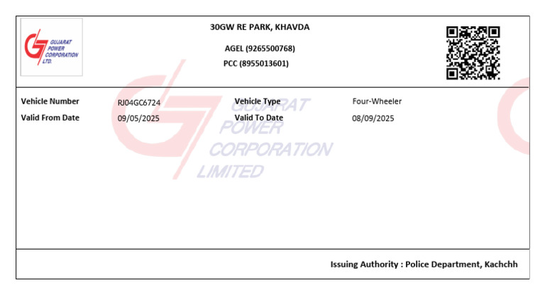 RPT Vehicle IDCard | PDF