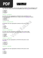 SSC CGL 2025 Important Vocabulary List | PDF
