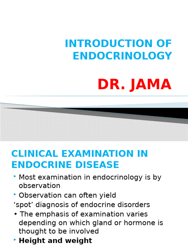 Clinical Examination in Endocrinology | PDF | Endocrine System ...