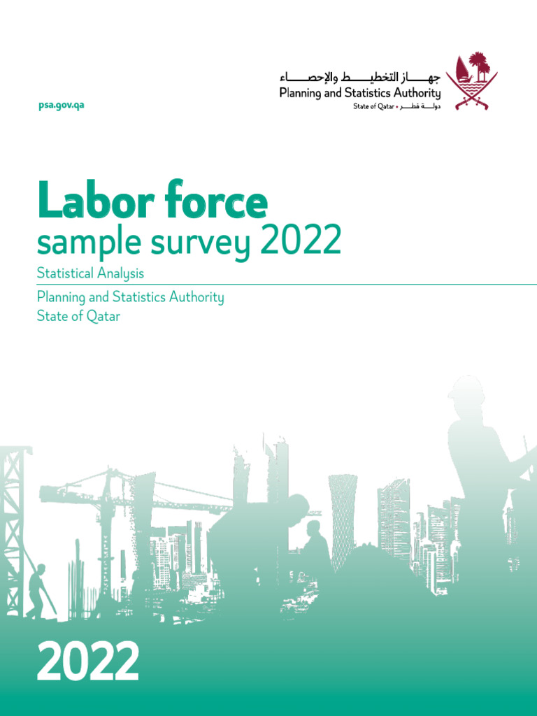Qatar Labor Force Survey 2022 Analysis | PDF | Unemployment | Employment
