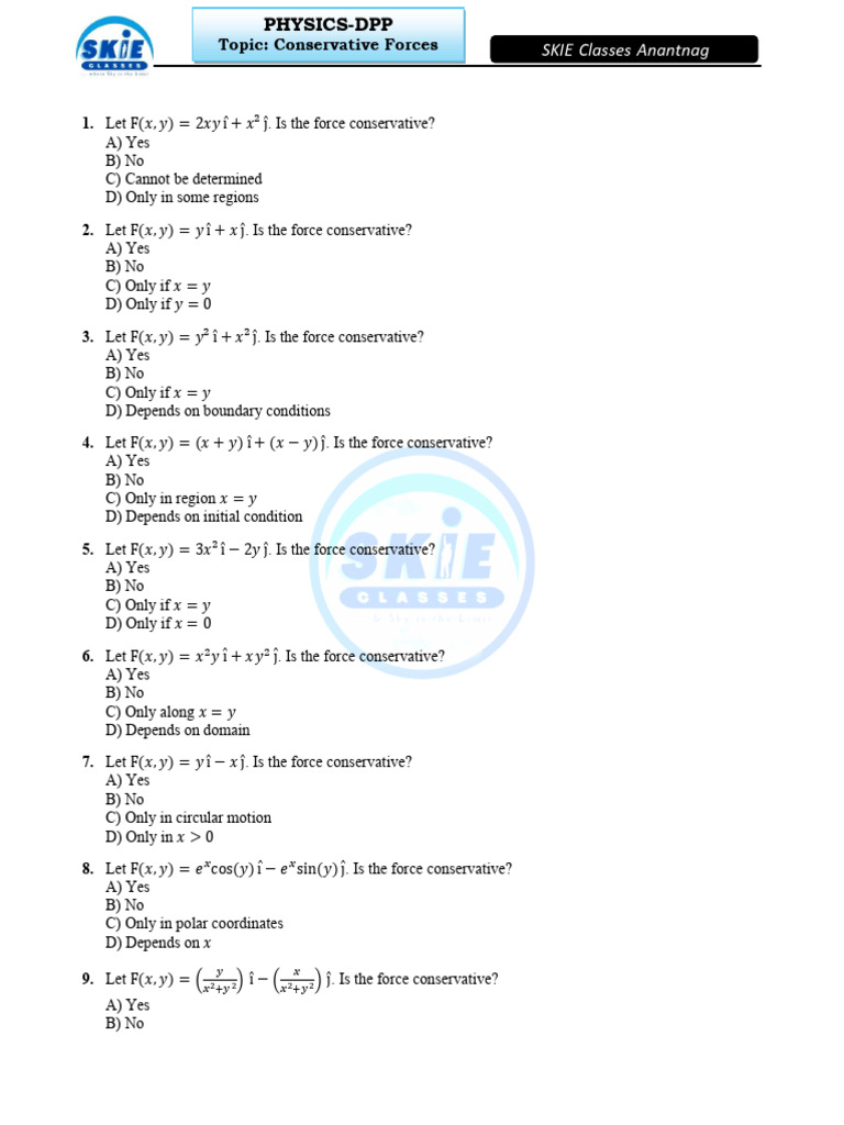 Conservative Forces Quiz Questions | PDF
