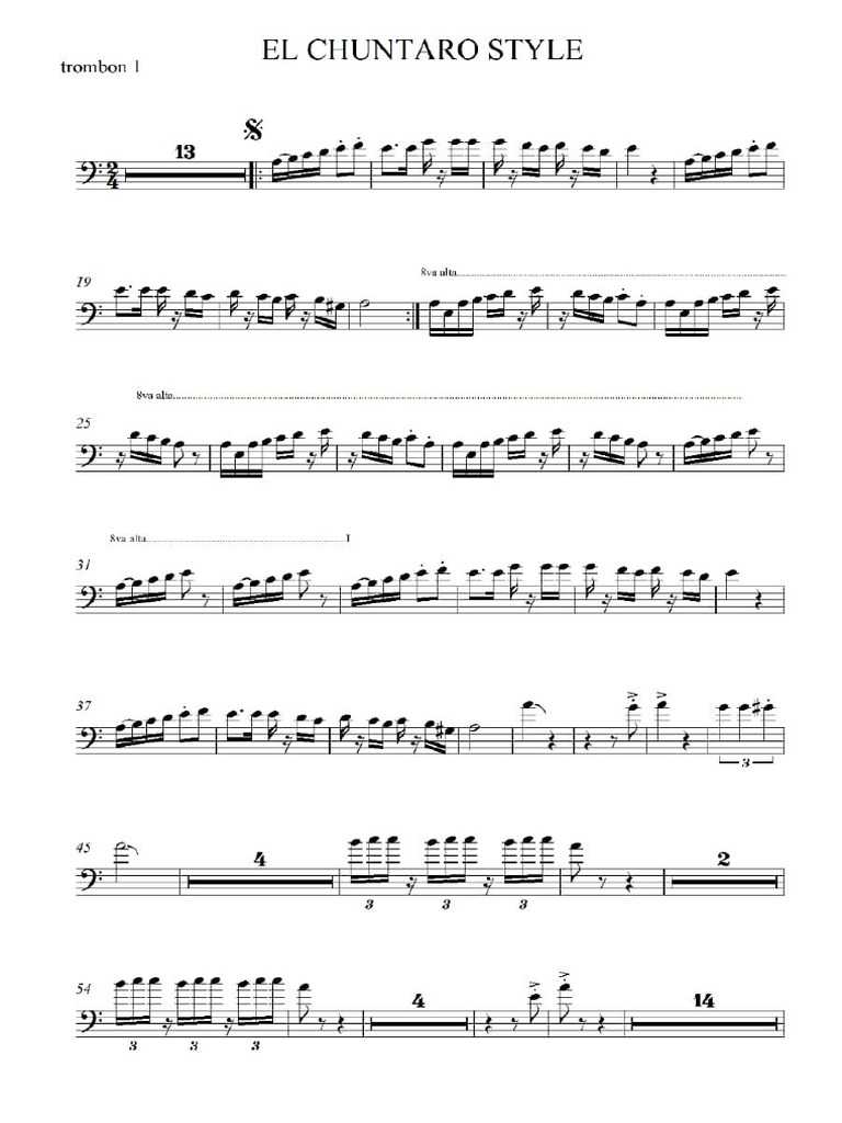 Chuntaro StyleTrombon | PDF