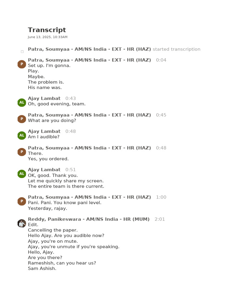 Talent Pipeline PAD Workshop - MoM Finalization | PDF | Analytics ...