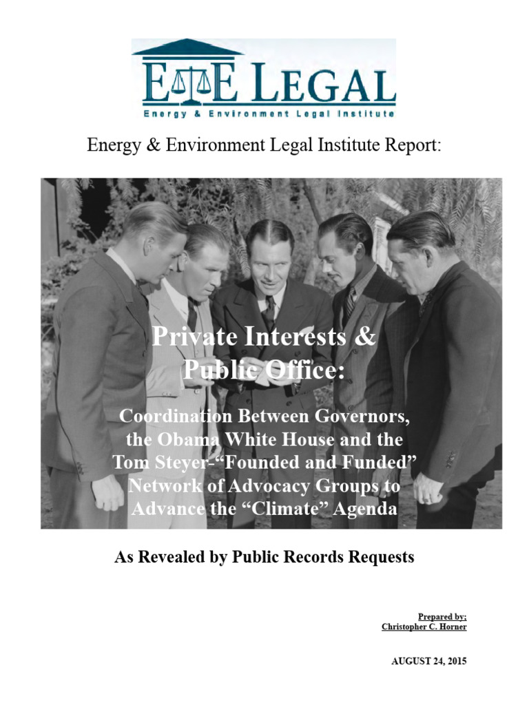 EE Legal 111d Etc Steyer Et Al Report Final | PDF | Political Action ...