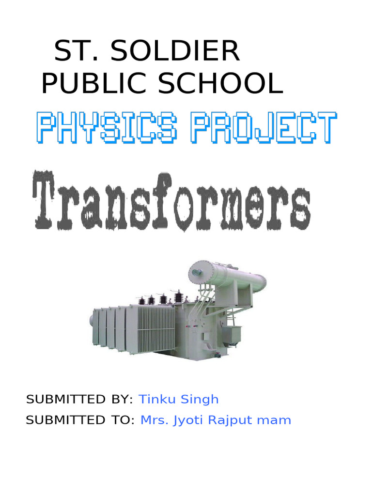Transformer XII Physics Investigatory Project | PDF | Transformer | Inductor