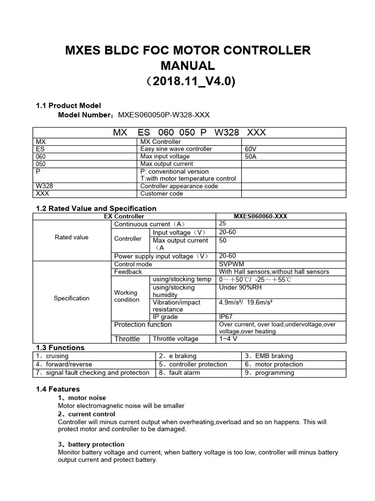 Mxes060050p w328 XXX Manual | PDF | Electric Motor | Electrical Engineering