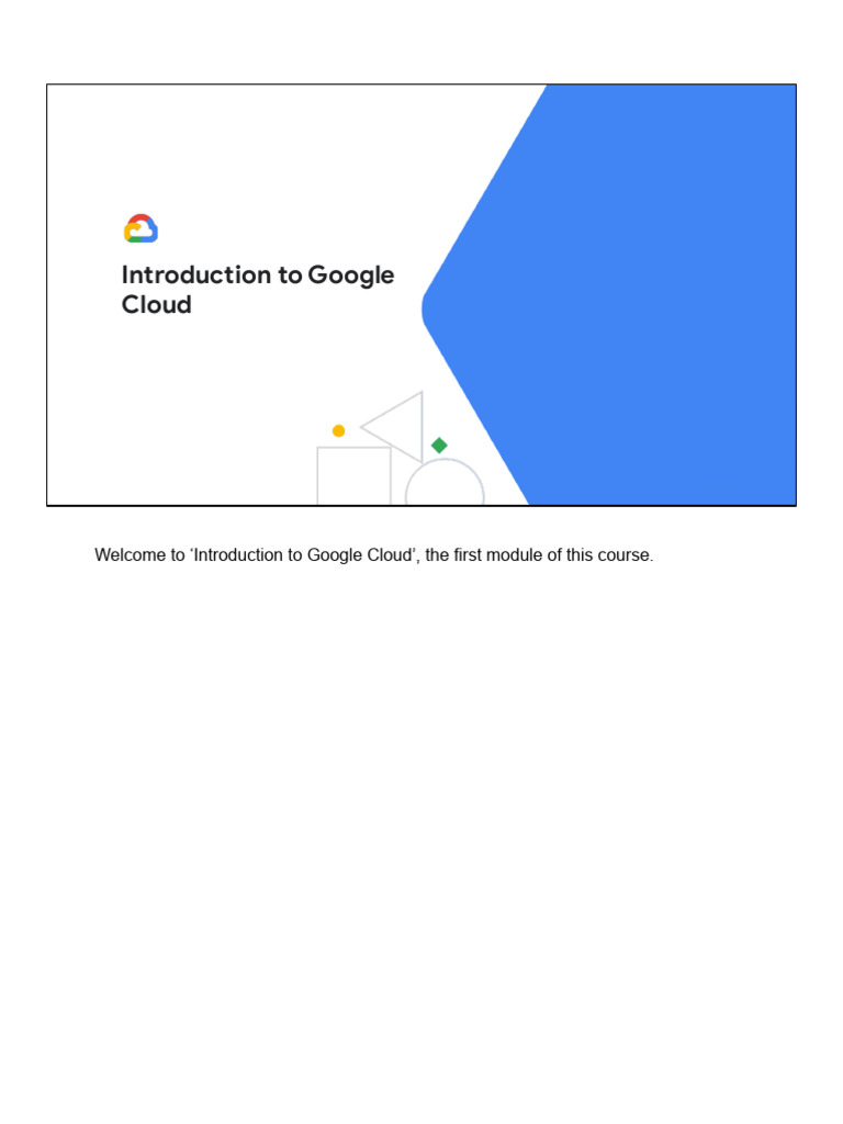 Introduction to Google Cloud Services | PDF | Cloud Computing | Command ...