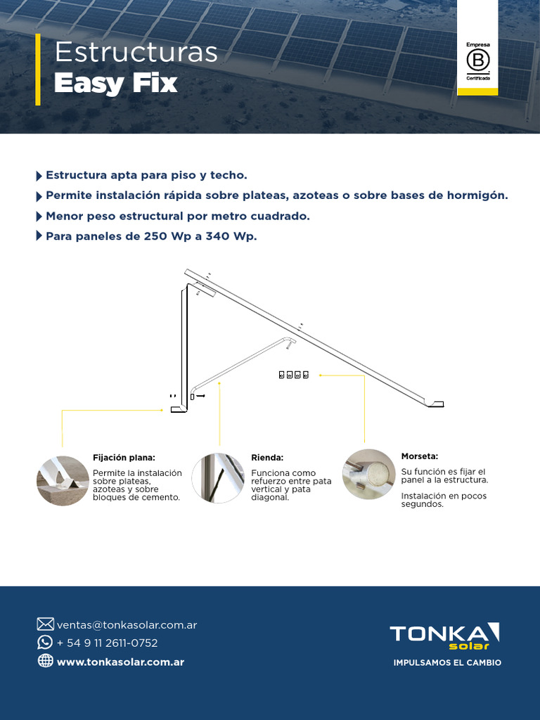 Tonga Solar Onepagers Estructuras - 2024 4 | PDF