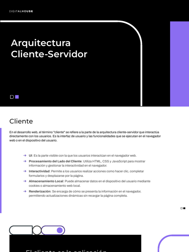 Arquitectura Cliente Servidor | PDF | Modelo cliente-servidor | Red mundial