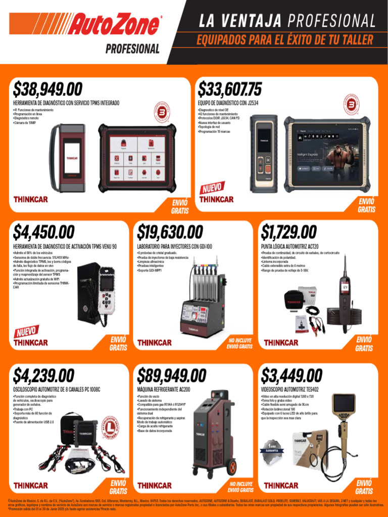 Promos Junio Autozone | PDF