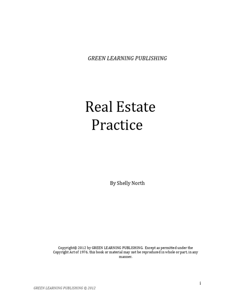 California Real Estate Licensing Guide | PDF | Property Management ...