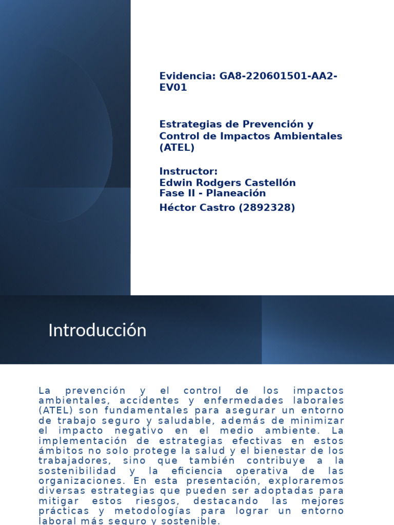 Evidencia GA8-220601501-AA2-EV01 Estrategias de Prevención y Control de ...