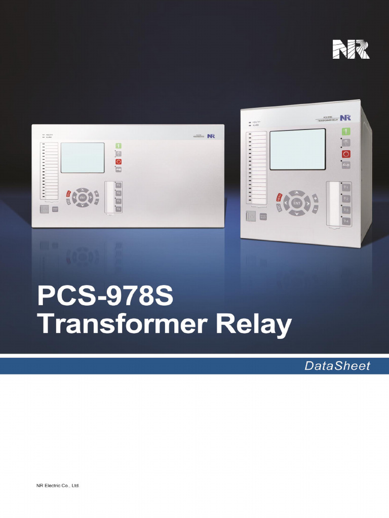 PCS-978S Transformer Relay Overview | PDF | Transformer | Relay