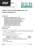 S6 Core Mathematics | PDF | Line (Geometry) | Tangent