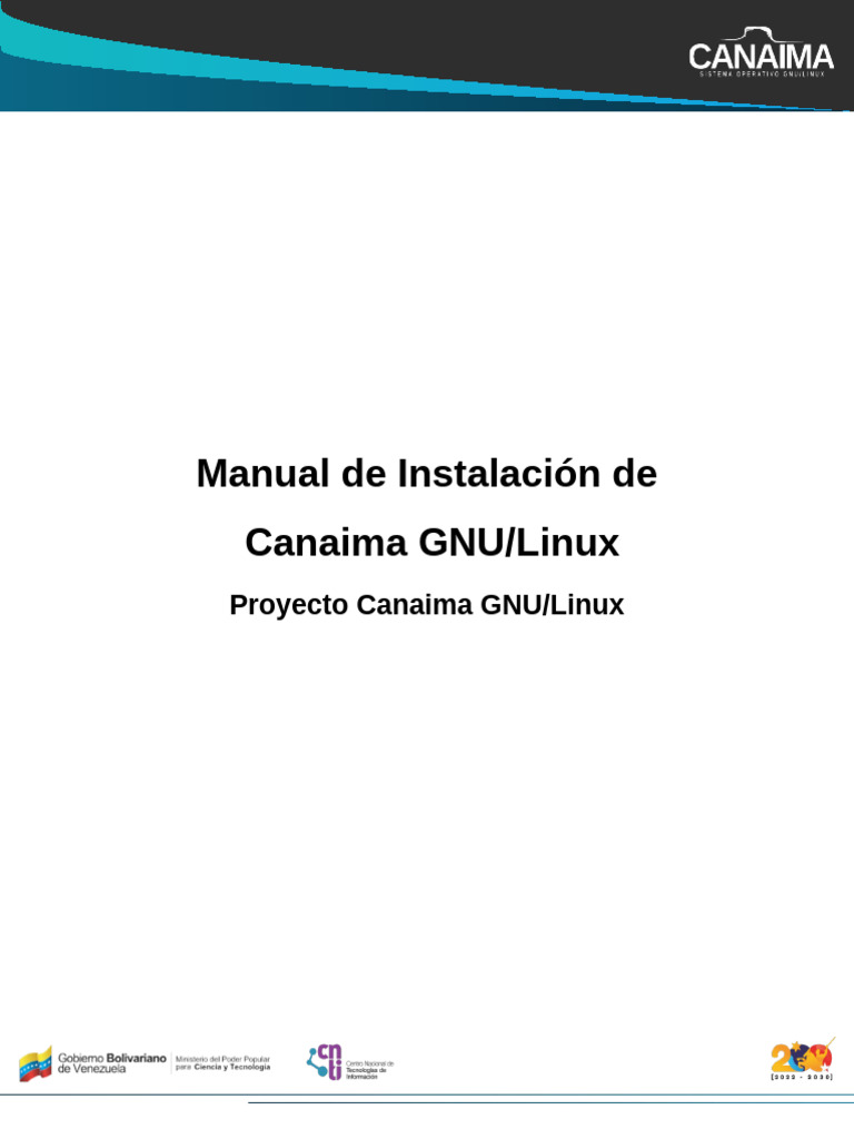 Manual de Insta Laci On Canaima | PDF | Arranque | Software