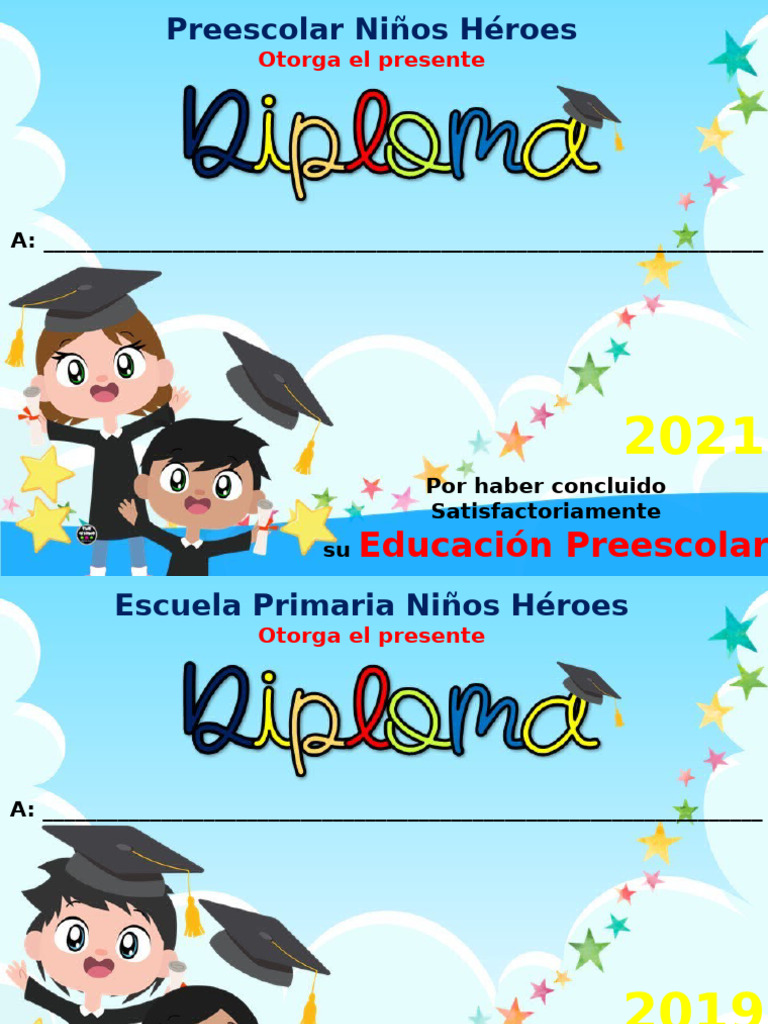 Diplomas Graduación 1 | PDF