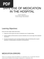 Medication Incident Self-Reflection Tool v1.0 | PDF | Medical ...