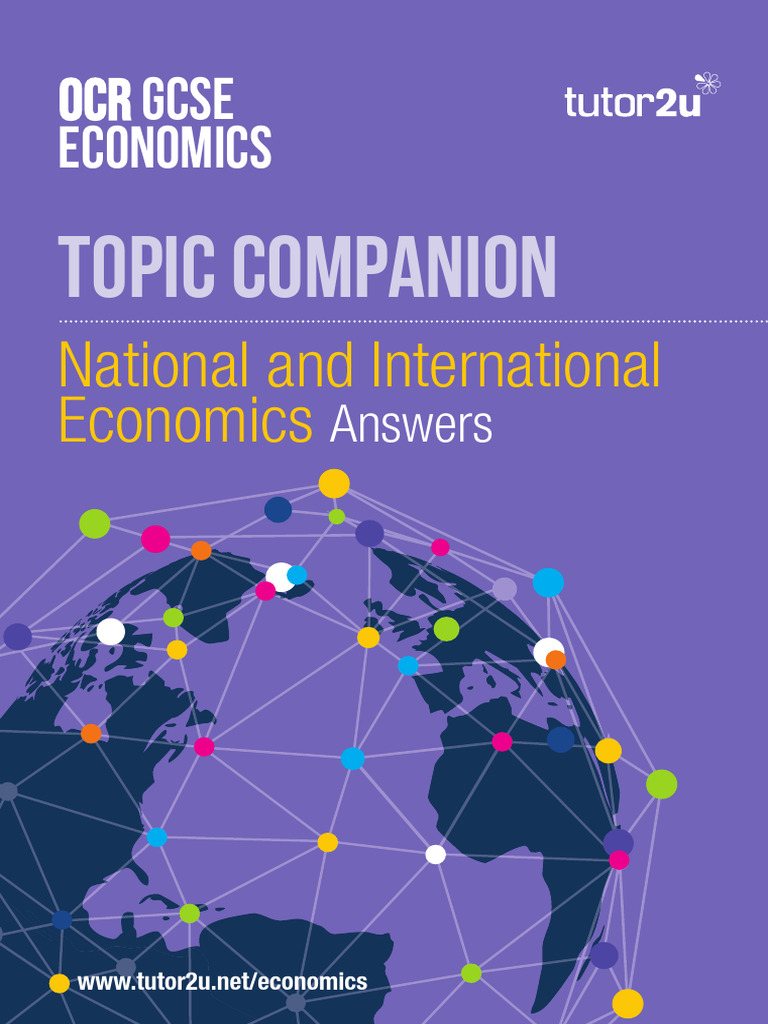 OCR GCSE Economics 9 1 Topic Companion National International Economics ...