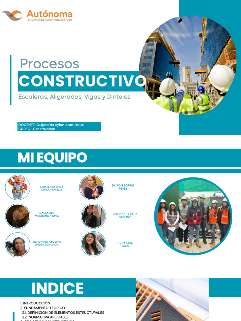 Procesos: Constructivo | PDF | Hormigón | Albañilería