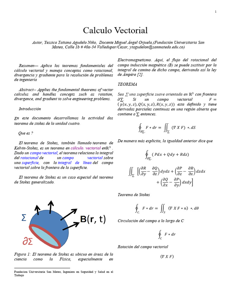 Unid 4 Acti 2 Calculo Vectorial.. | PDF | Integral | Vector Euclidiano