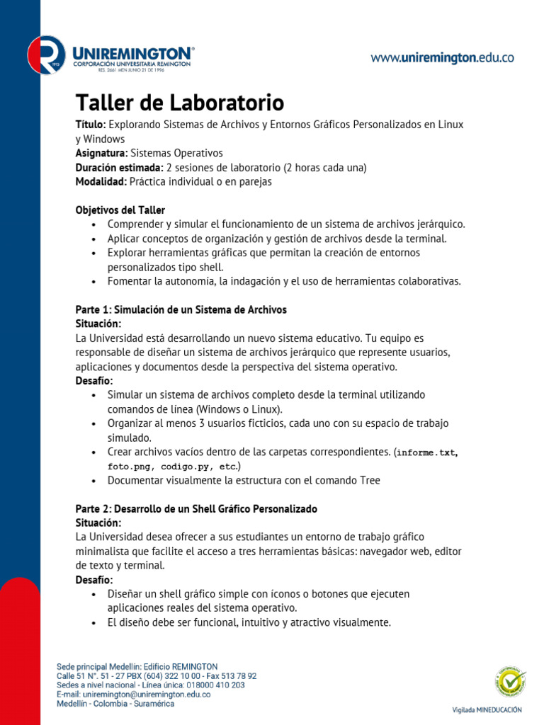 Actividad 1 | PDF | Interfaz de línea de comando | Archivo de computadora