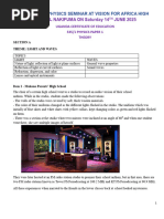 Mathematics Scenario Questions | PDF | Area | Cakes