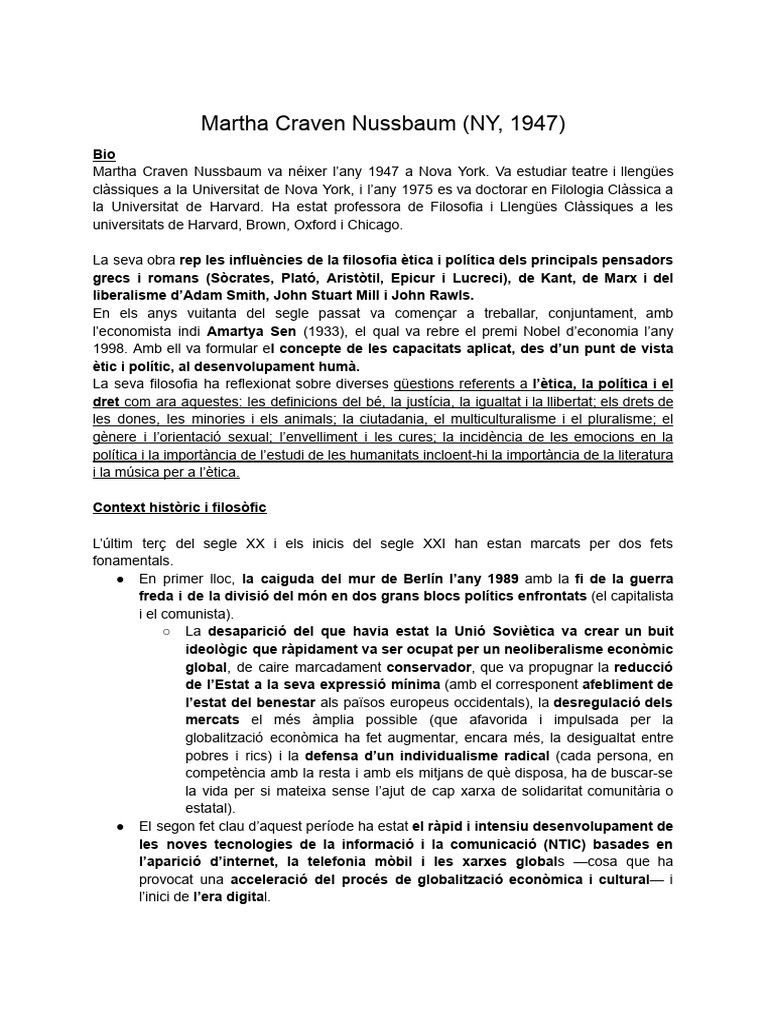 Apunts Nussbaum | PDF