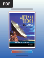 Antenna Theory (Analysis and Design) (4th Edition) Balanis | PDF ...