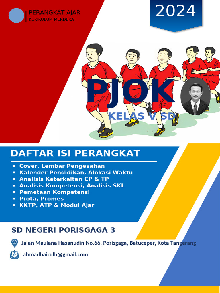 Cover Perangkat Ajar PJOK Kurikulum Merdeka | PDF