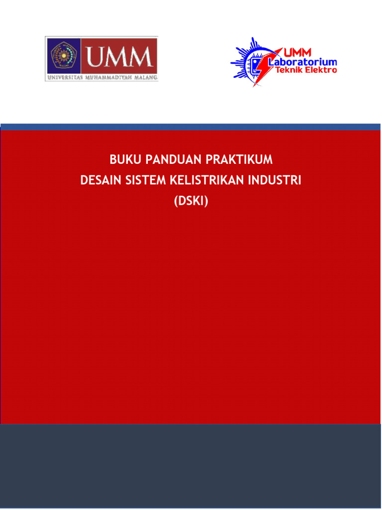 Buku Panduan Praktikum Desain Sistem Kelistrikan Industri 2022 | PDF