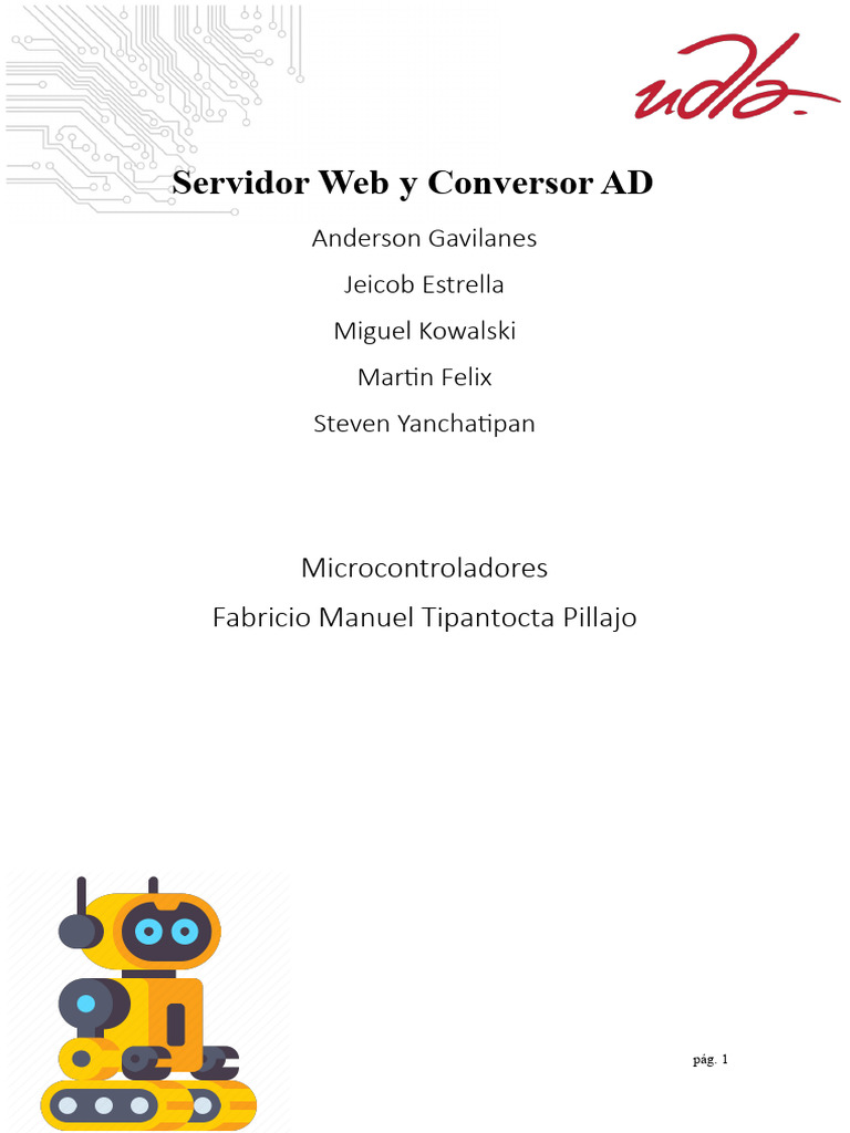 Servidor Web y Conversor AD | PDF | Redes | Internet y web