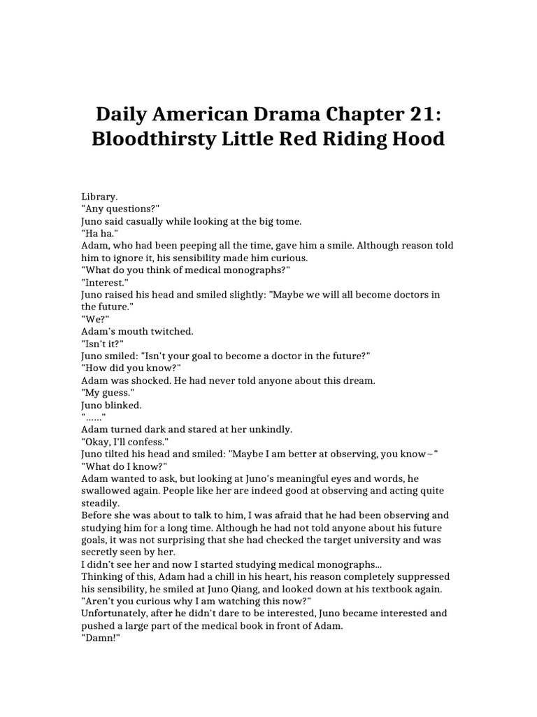 Daily American Drama 21-30 | PDF | Multiverse