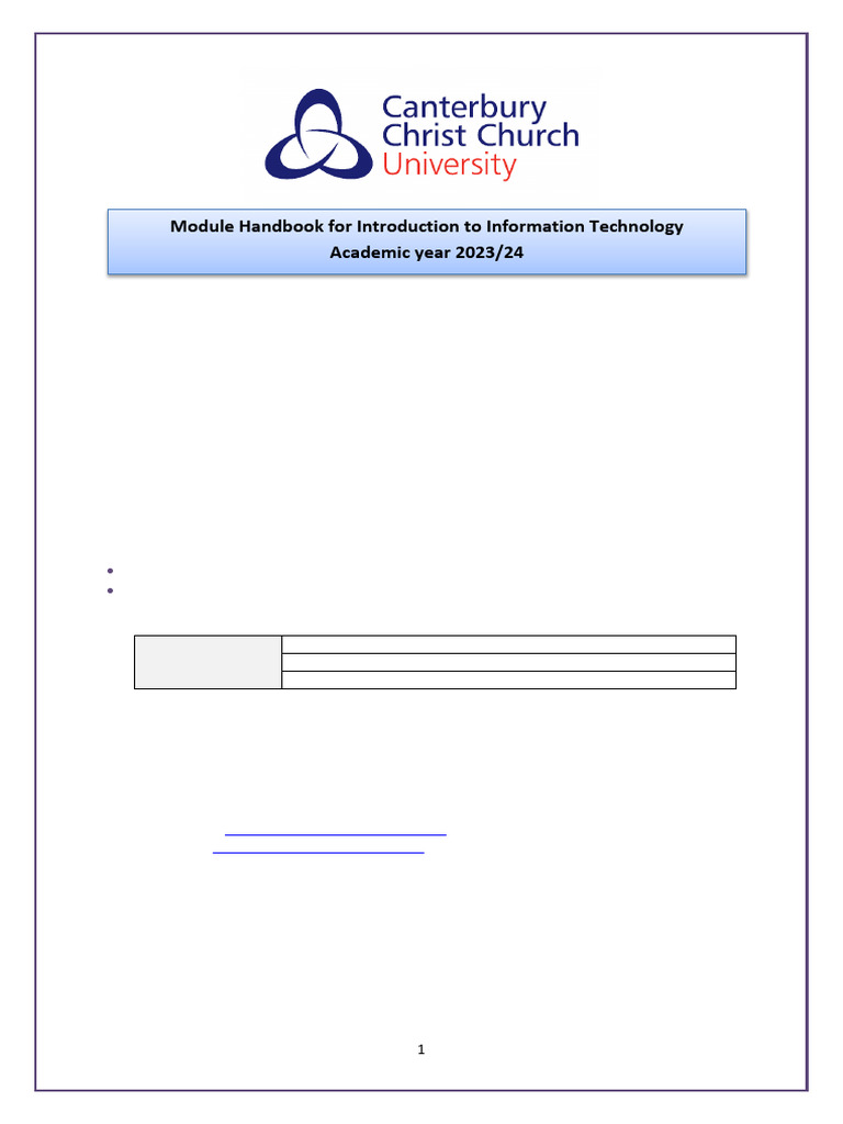 Module Handbook IIT April 24 | PDF | Theory | Methodology