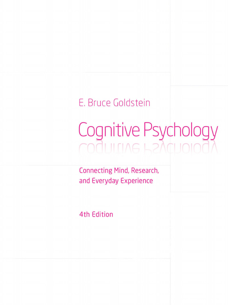 Cognitive Psychology 4th Edition | PDF | Brain | Hearing